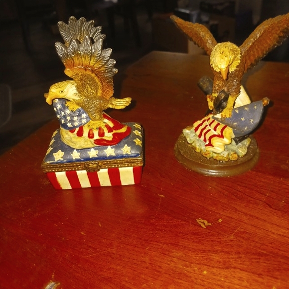 Source Unknown | Art | 2 Eagle Statues Is A Box That Usa Eagle Stands ...